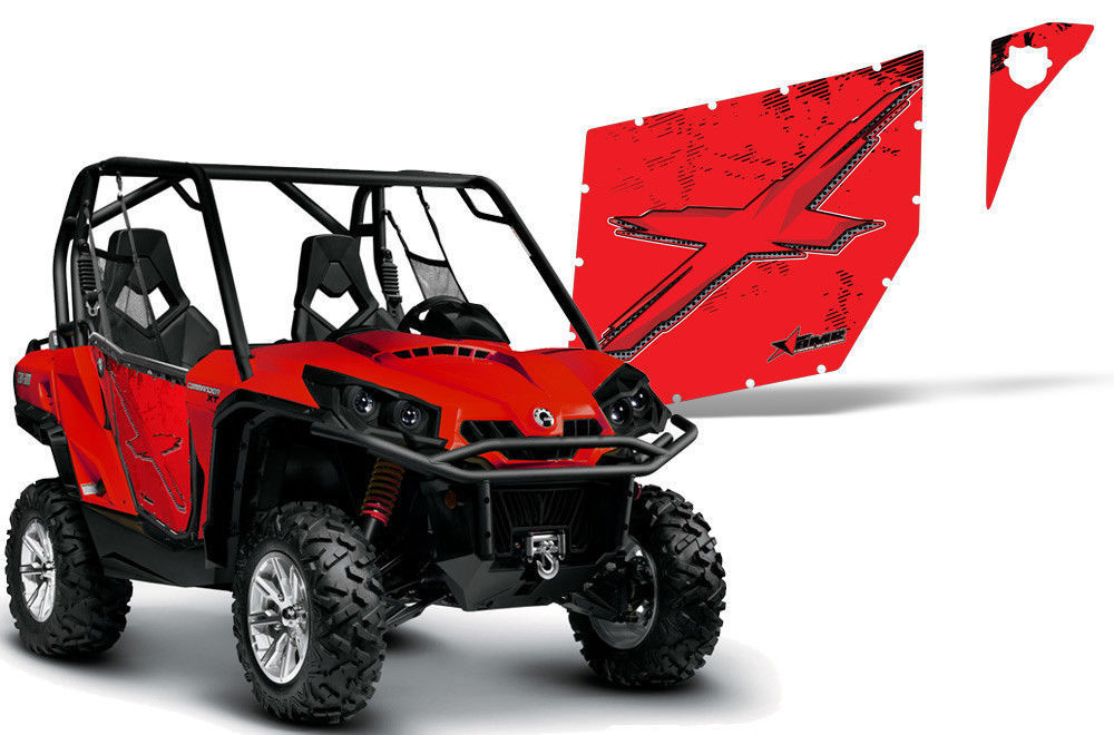 AMR Racing Can-Am Commander Door Decals Graphics for PRO ARMOR Doors ...