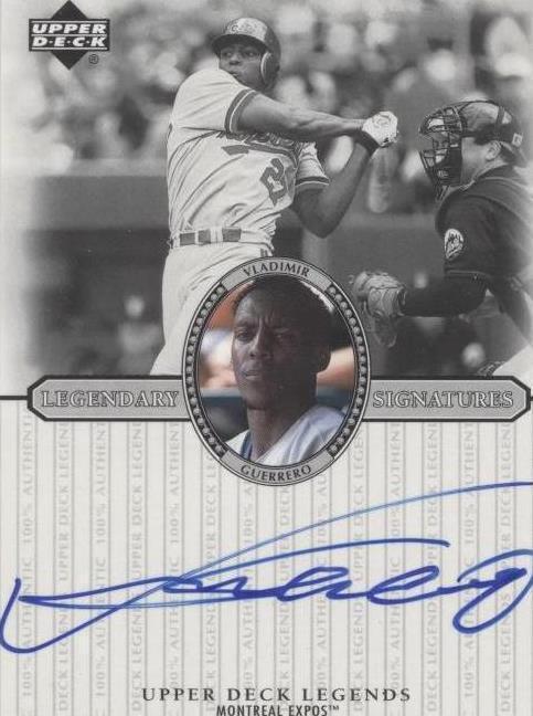 2000 Upper Deck Legends - Legendary Signatures Vladimir Guerrero #S-VG ...