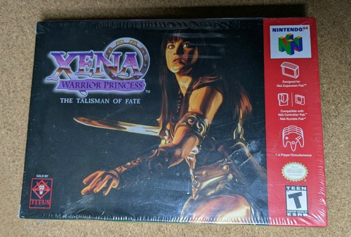 XENA WARRIOR PRINCESS "THE TALISMAN OF FATE" NINTENDO 64 N64 FACTORY ...