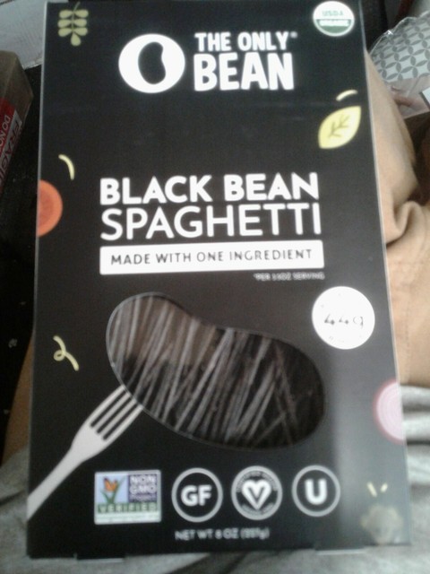 The Only Bean - Organic Black Bean Spaghetti Pasta Gluten Noodles 8oz 1 ...