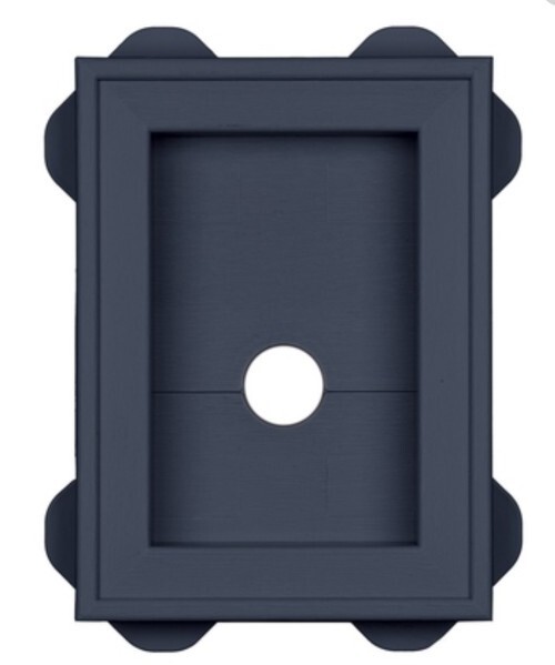 10 Pack - Indigo Vinyl Split Block Mini Mount, 5x6.75 OD, 3.25x5 ID ...