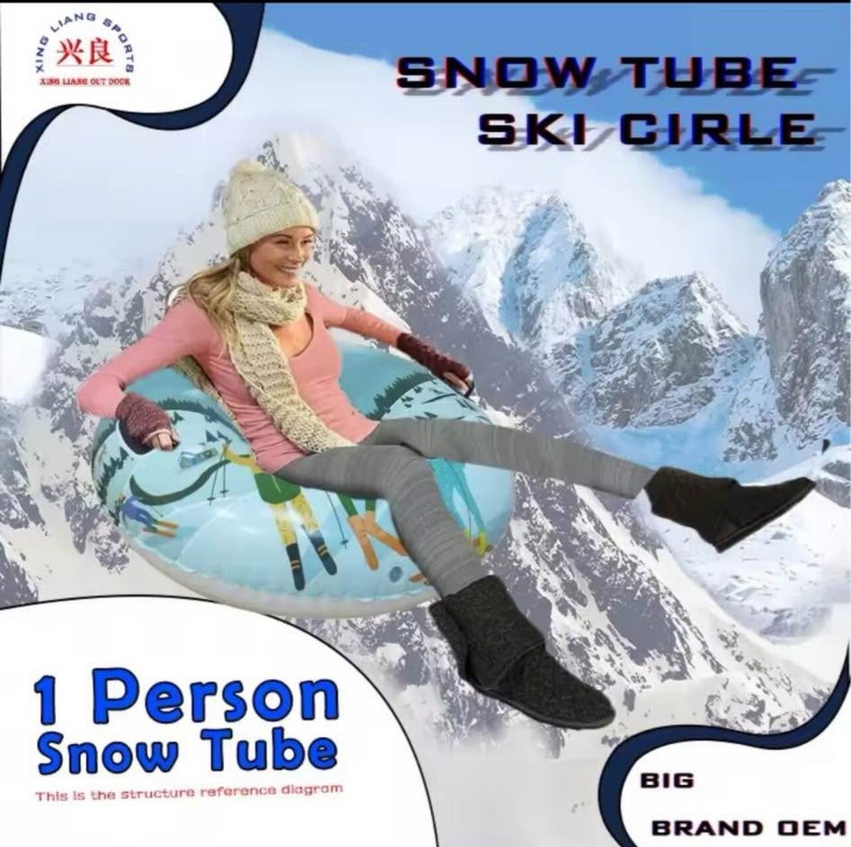 44 in Heavy-Duty Winter Snow Tube with Premium Canvas Cover | eBay