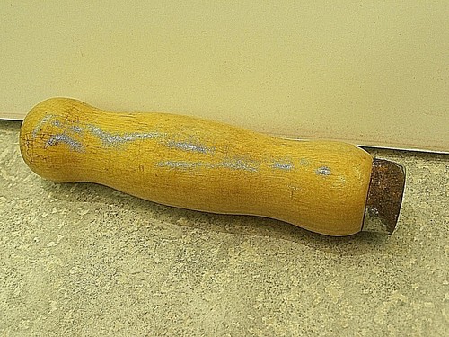Wood File Handle 5" NEW Stock w/ Rust Wooden Handle Metal Ferrule ...