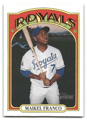 Maikel Franco 2021 Topps Heritage Baseball #63 Kansas City Royals | eBay