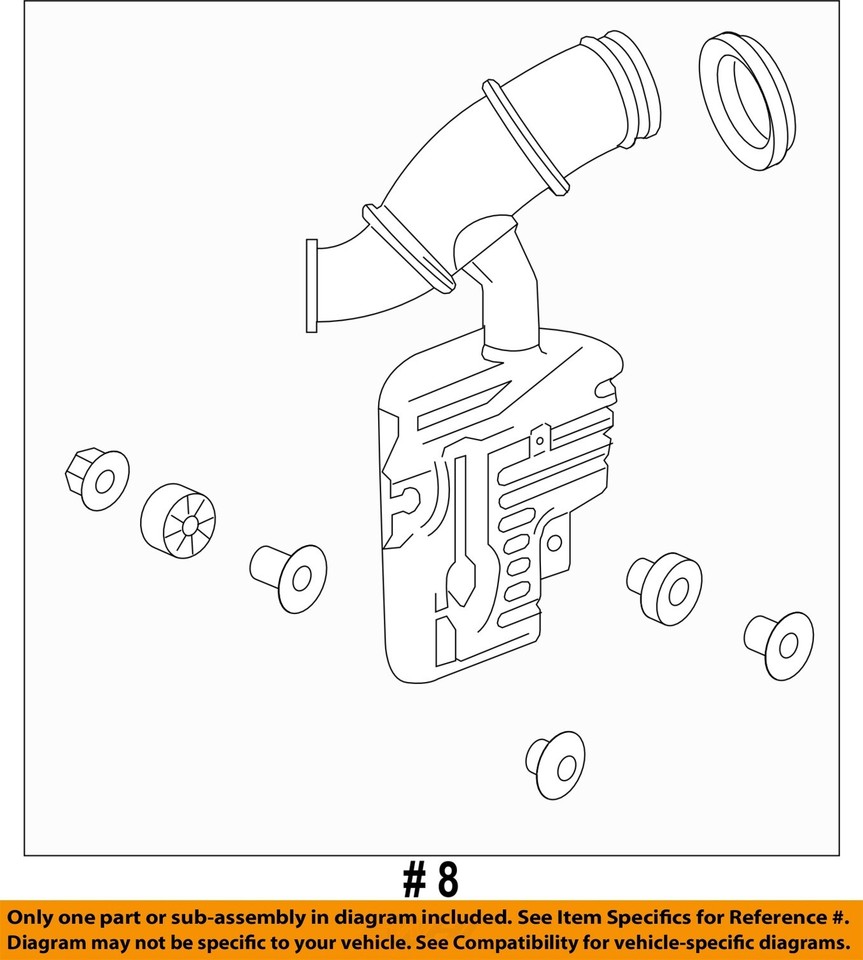 GM OEM 10-17 Equinox,Terrain EngineTransaxle Air Intake-Intake Duct ...