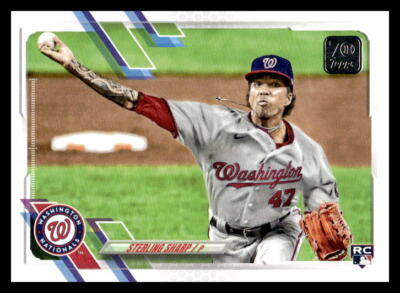2021 Topps Update Sterling Sharp #US266 Washington Nationals Baseball ...