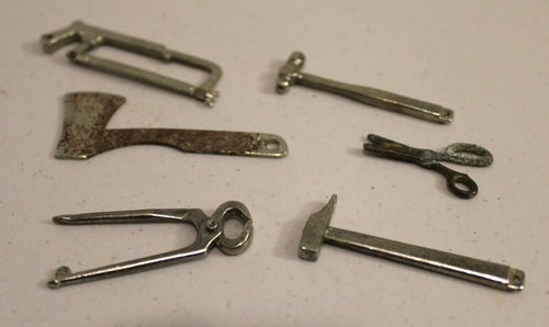 INTERCAST? MINIATURE TOOLS-BALLPING HAMMER, HATCHET, CHIPPING HAMMER ...