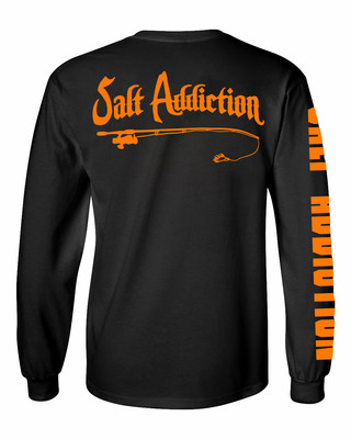 Salt Addiction long sleeve saltwater fishing t shirt.,flats,life,ocean ...