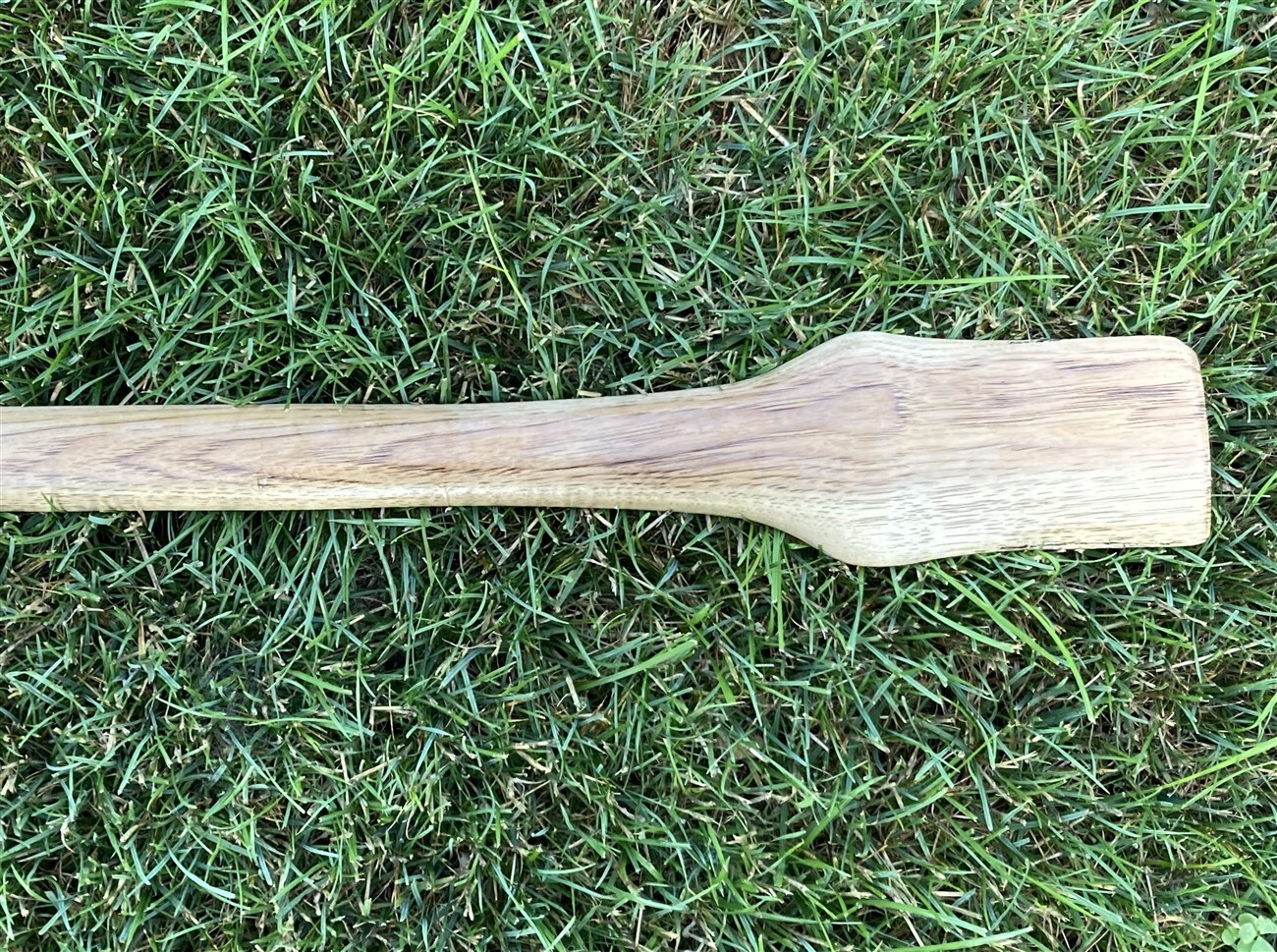 HICKORY 36" Double Bit AXE HANDLE Fire Finish & Lacquered 3" x 3/4" eye ...