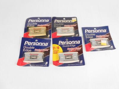 Vintage Personna Double Edge Super Platinum Chrome Blades - 25 blades ...
