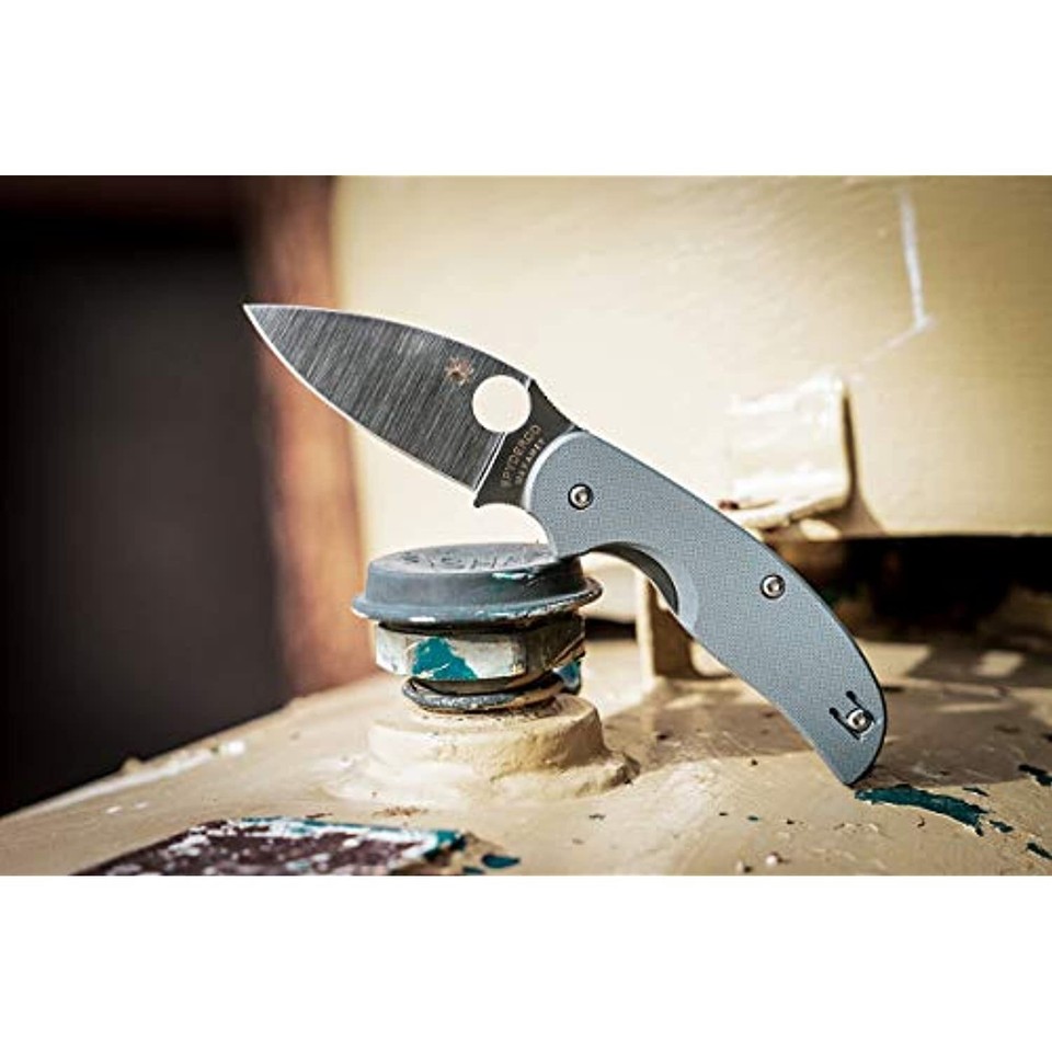 Spyderco Sage 1 Folding Knife with 3" Micro-Melt Maxamet Steel Blade ...