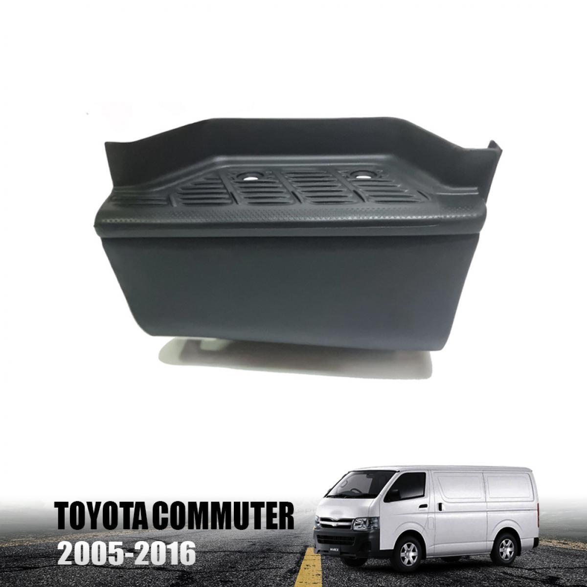 Panel Plastic Front Foot Door Step Cover Black For Toyota Hiace ...