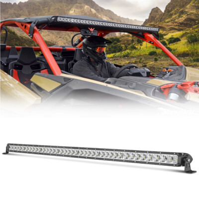 For Polaris Ranger XPS 40inch Slim LED Work Light Bar Combo Driving ...