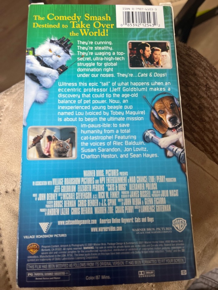 Cats Dogs (VHS, 2001) 85392125432| eBay