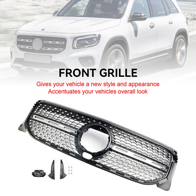 Diamond Front Bumper Grille Grill Fit for Mercedes Benz GLB X247 2020 ...