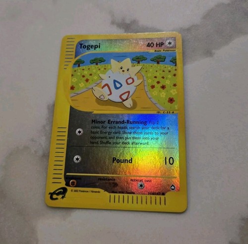 Togepi Aquapolis Reverse Holo Card 114/147-Pokemon 2002 | eBay