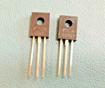 5 Pairs | Toshiba 2SA1360 + 2SC3423 TO126 | FREE Shipping within the US ...
