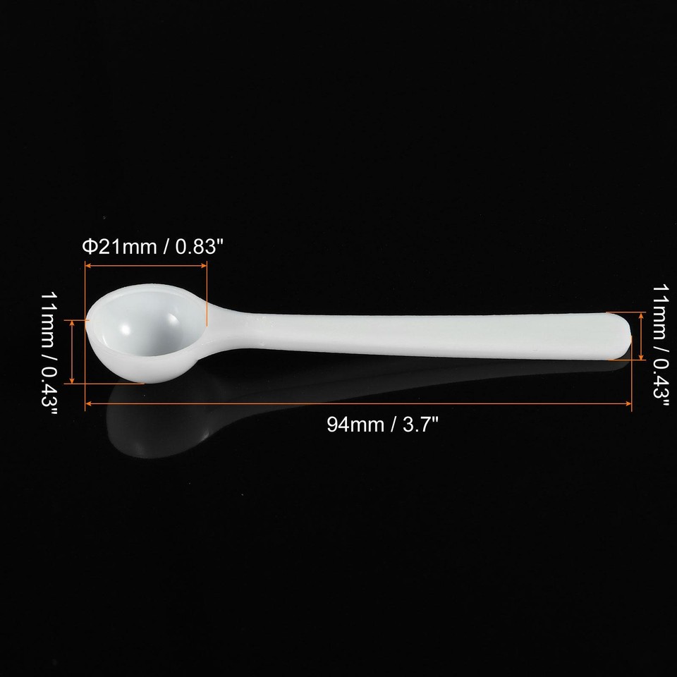 Micro Spoons 1 Gram Measuring Scoop Plastic Round Bottom Mini Spoon ...