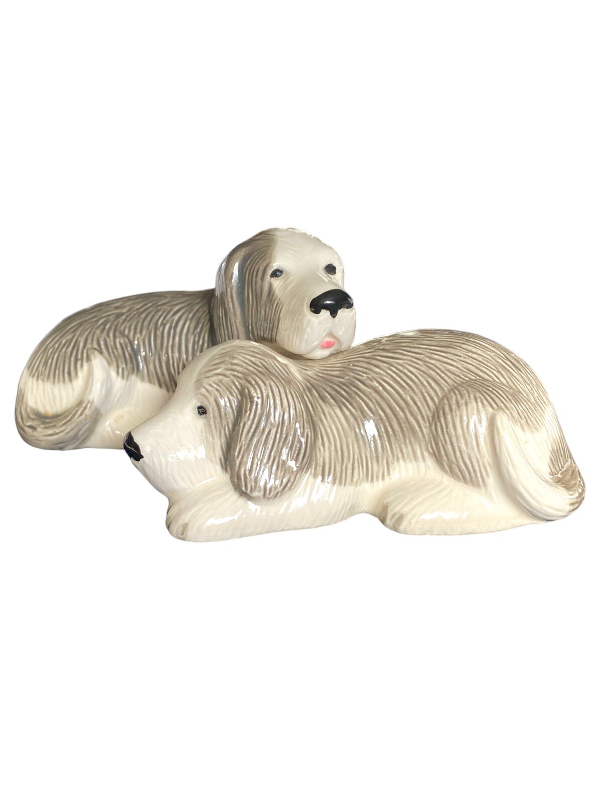 VTG 1979 Gregg Moll Old English Sheep Dog Salt and Pepper Shakers ...