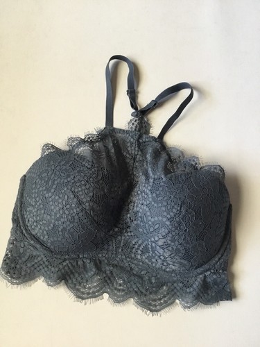 Victoria Secret PInk Floral Lace Push Up Padded Bralette Bra Size S D ...