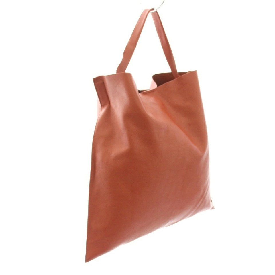 Jil Sander JIL SANDER Xiao XIAO Tote Bag Handbag leather brown brown ...