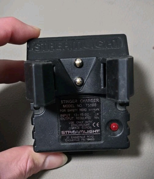 Genuine Streamlight Stinger Charger Base 75100 w/ Wall Plug OEM | eBay
