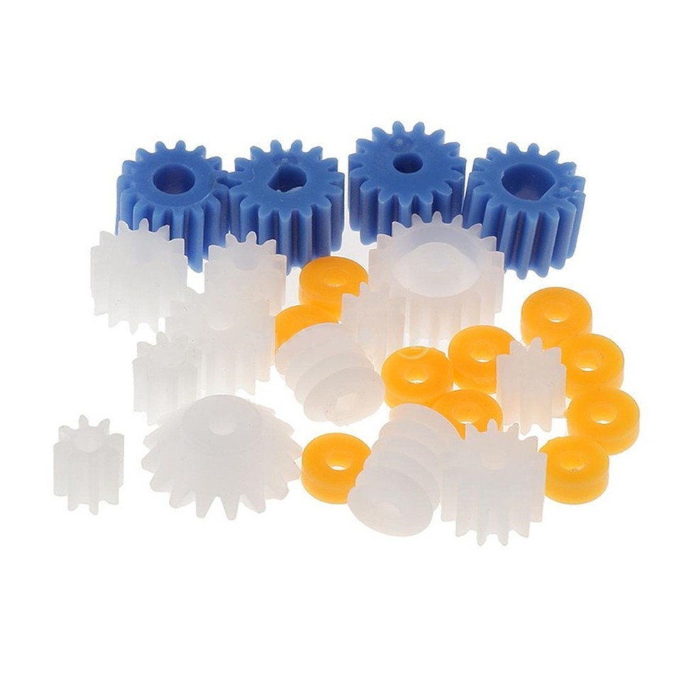Gear Set DIY Model Model Kits Plastic Plastic Gears Set Spindle Gears ...