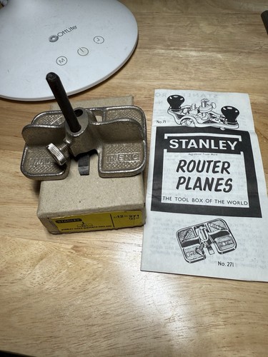 Vintage Stanley No. 271 Small Router plane With Original Box And ...