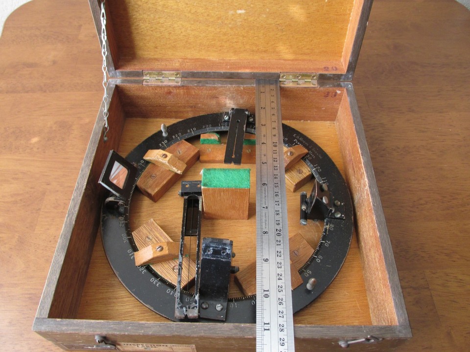 Rare Tokyo Keiki Sperry Gyro Compass Azimuth Circle S/N 2160 Date 6.73 ...