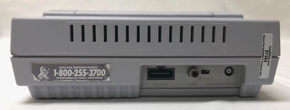 Original Super Nintendo Entertainment System Console SNES Video Game ...