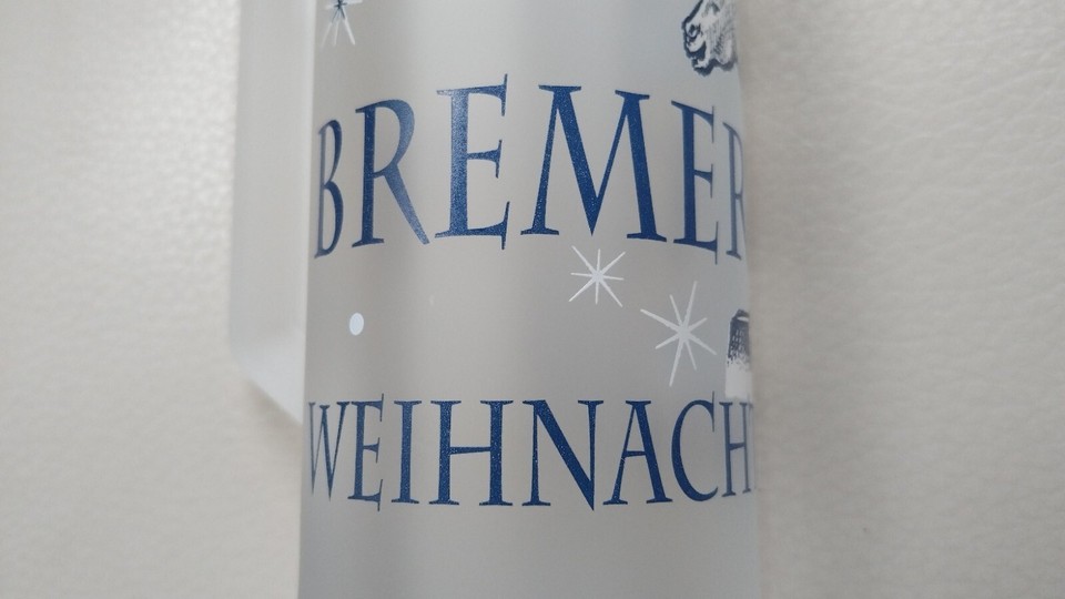 Bremer Wwihnachtsmarkt. Frosted 0.2L Beer Glass | eBay UK