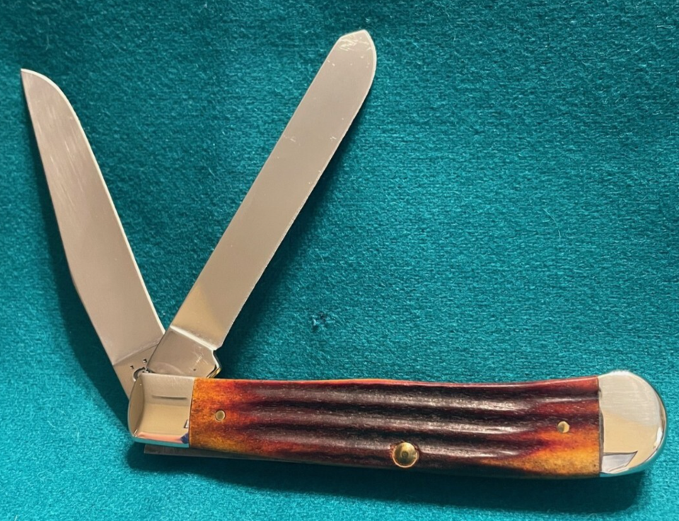 2012 Case 5254 Trapper Knife - Pilot Test Run Knife with Box | eBay