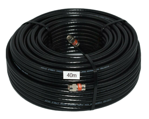 40m RG6 Quad Shield F-Type Coax Cable Digital TV Foxtel Optus Telstra ...