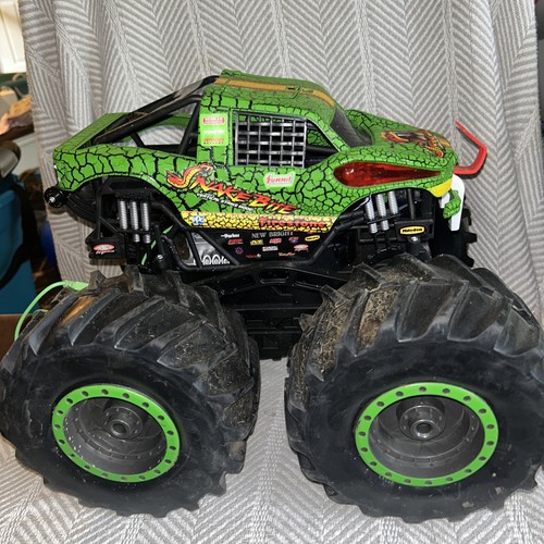 New Bright RC Car Monster Snake Bite Untested Steam lights | eBay
