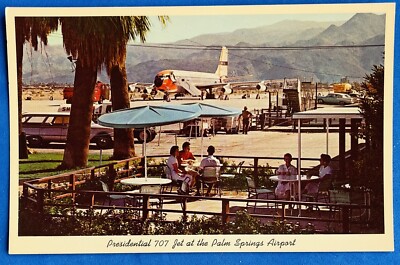 Air Force One Boeing 707 (SAM 970) Postcard - Palm Springs Airport ...