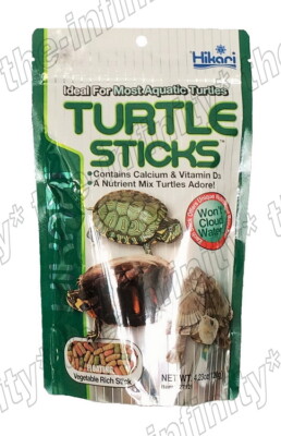 HIKARI REPTILE TURTLE STICKS FOOD AQUATIC AMPHIBIAN FLOATING FEEDING ...