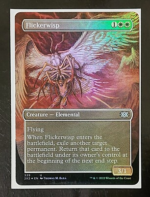 MTG *Foil Borderless* Flickerwisp - Double Masters 2022 - NM/Mint | eBay