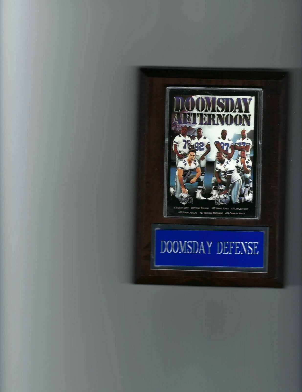 DOOMSDAY DEFENSE PHOTO PLAQUE DALLAS COWBOYS FOOTBALL NFL | eBay