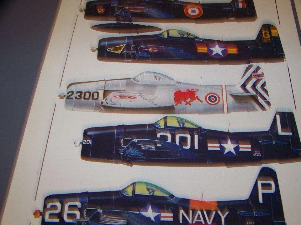 VINTAGE..F8F BEARCAT VARIANTS...COLOR PROFILES..RARE! (631B) | eBay