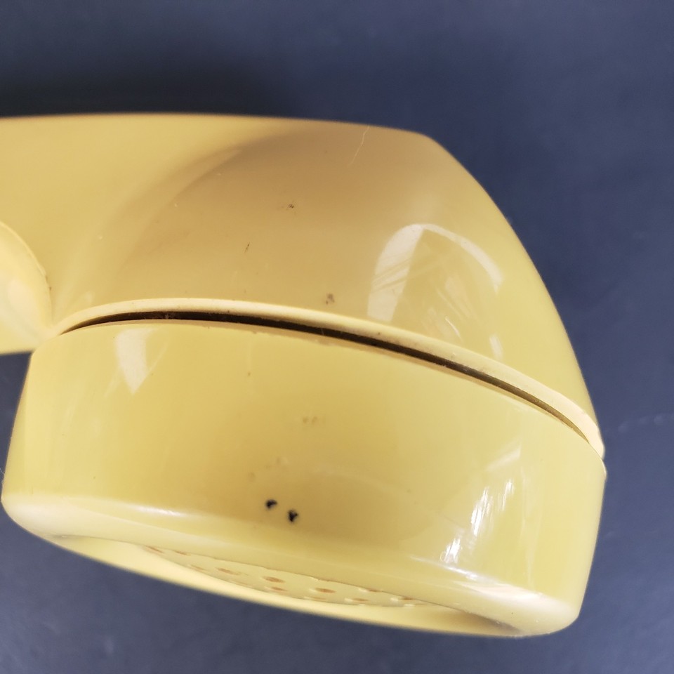 Vintage 1978 Western Mustard Yellow Bell System Princess Cradle Rotary ...