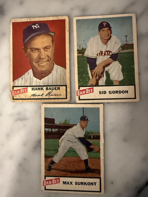 1954 Dan-Dee - Hank Bauer , Max Surkont , Sid Gordon | eBay