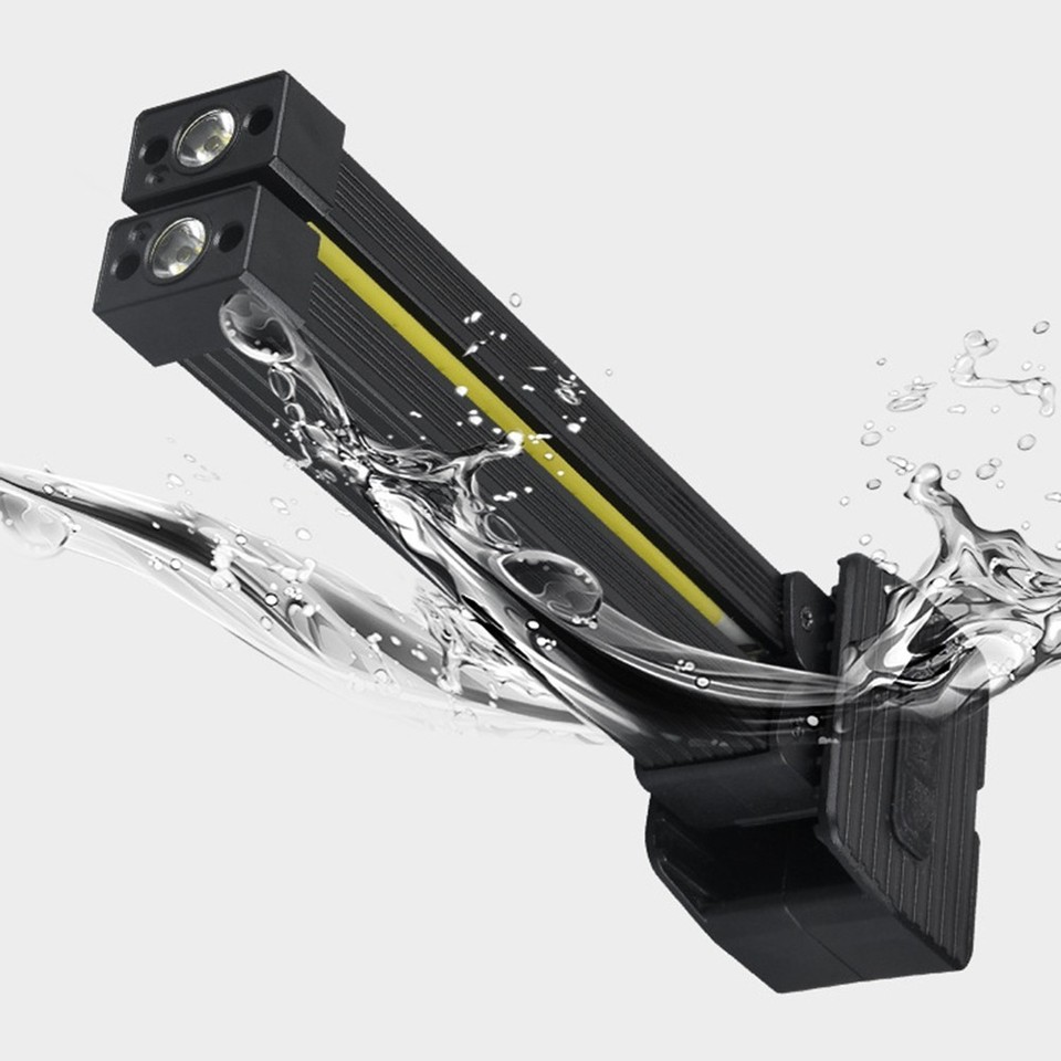 Gym LED Work Light with 7 Gear Dimming Portable Flashlight and Hanging ...