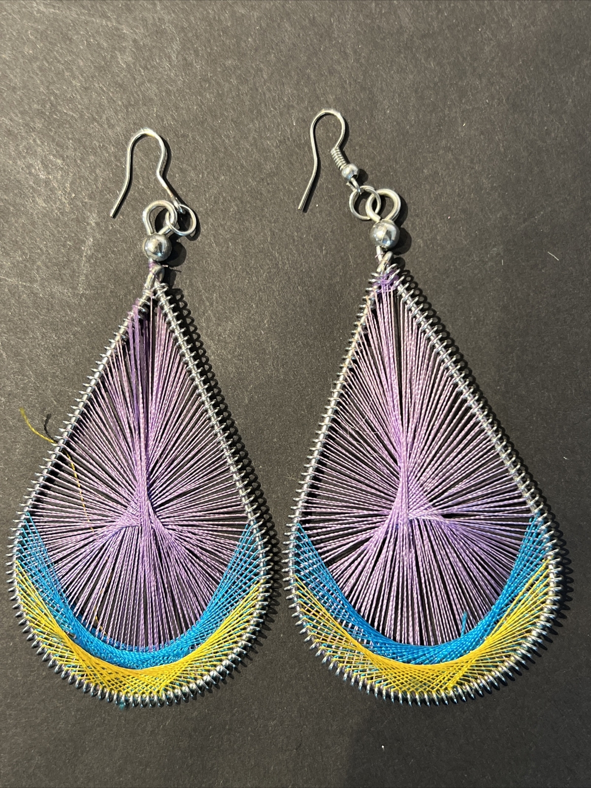 Bohemian Teardrop String Art Multicolor Geometric Dan… - Gem