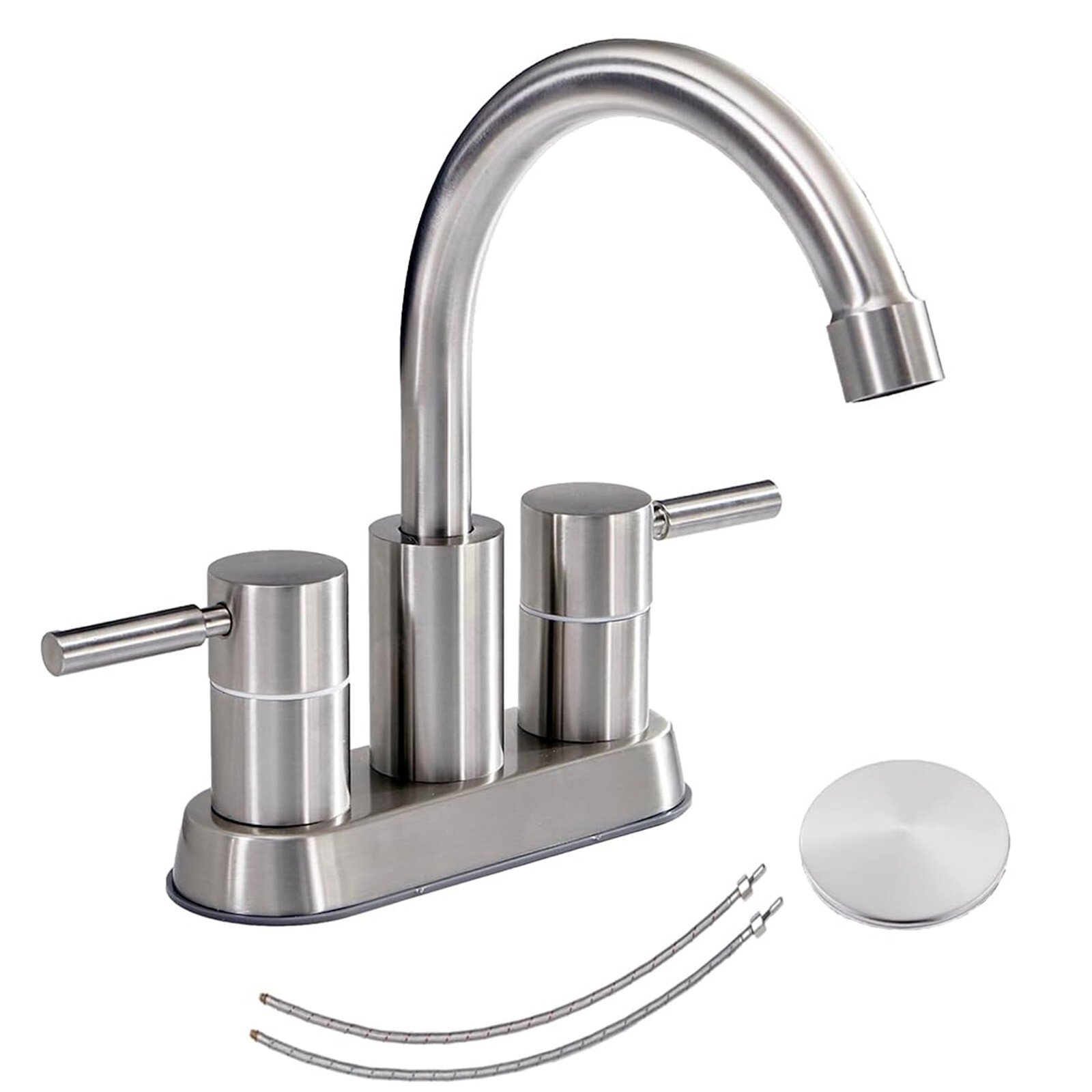 4 Inch Bathroom Sink Faucet 2Handle Centerset Vanity Mixer Faucet ...
