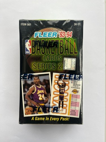 1993-94 Fleer NBA Basketball Series 2 - Sealed Box - Jordan Living ...