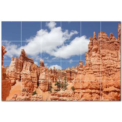 Canyon Ceramic Tile Wall Mural PT500320. 36" W x 24" H (24) 6x6 tiles ...