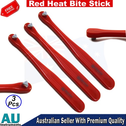 Dental Orthodontic High Heat Red Bite Stick Molar Band Pusher Seating ...