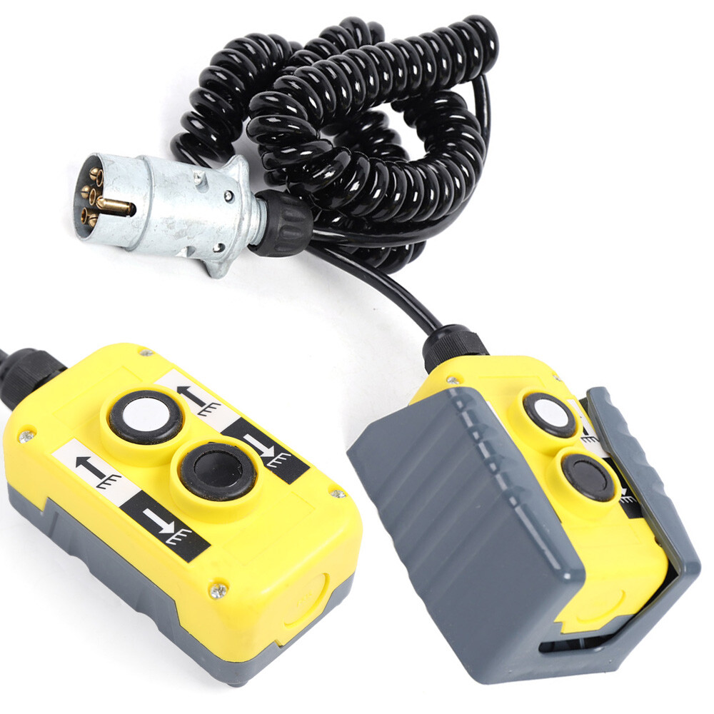 2 Button Pendant Control Switch for 4-Wire Dump Trailer Remote 12V DC ...