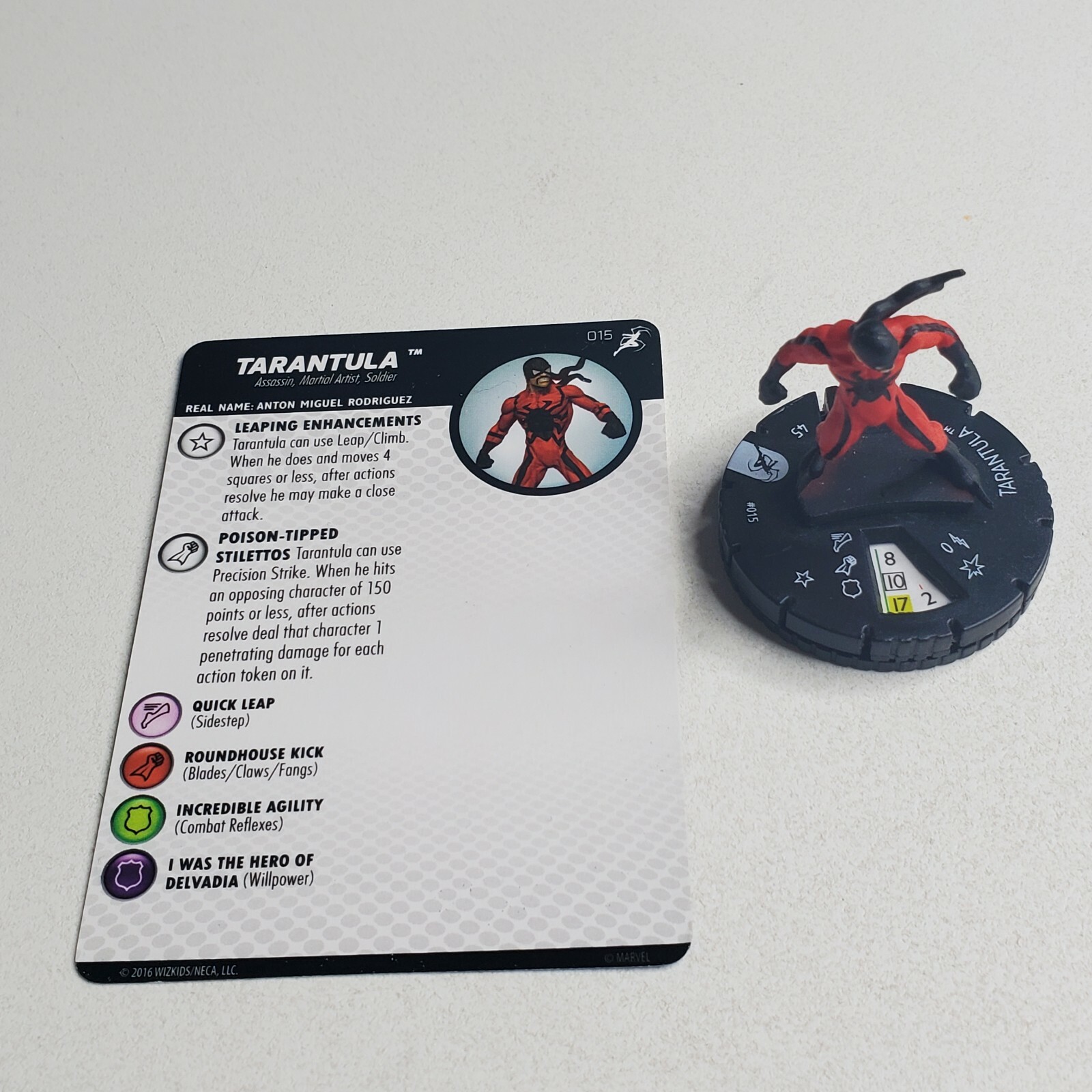 Marvel Heroclix Tarantula #015 Superior Foes of Spiderman Common with ...