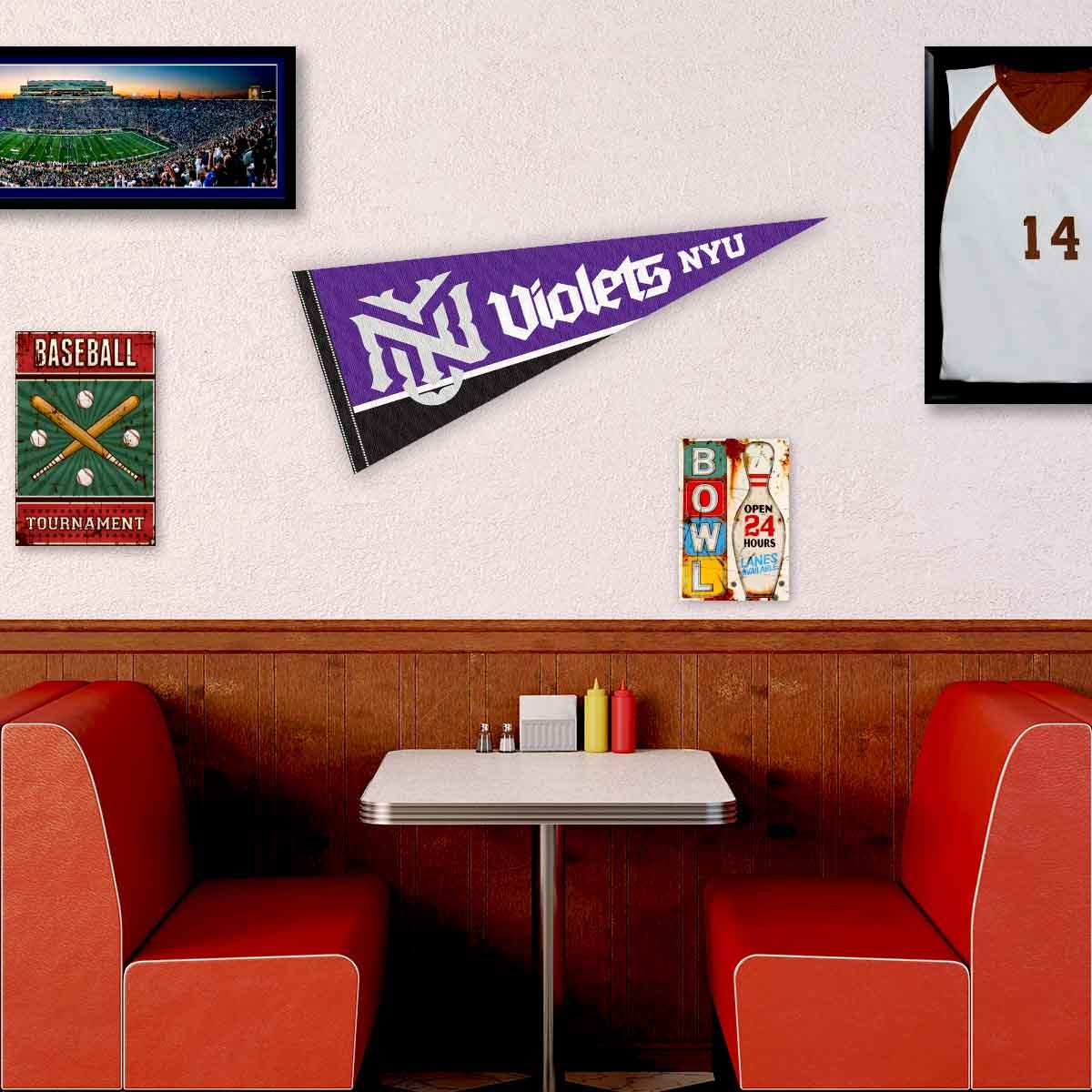 New York University 12x30 Felt Pennant | eBay